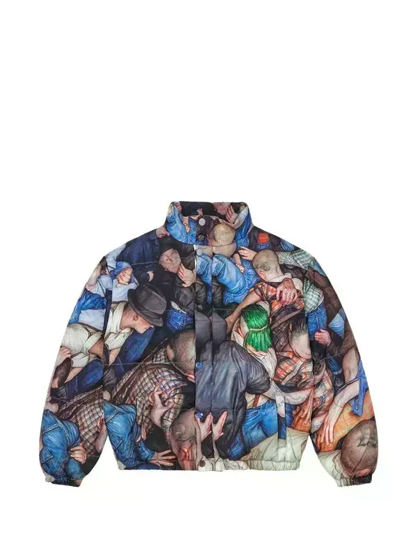 VALE FOREVER X Dan Witz Moshpit Puffer Jacket