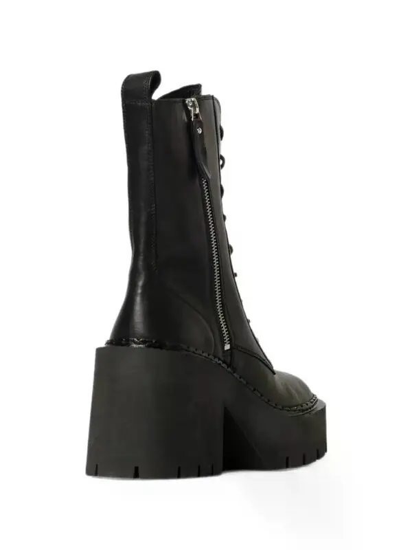 VIC MATIE Bobbt Lace-up Platform Ankle Boots