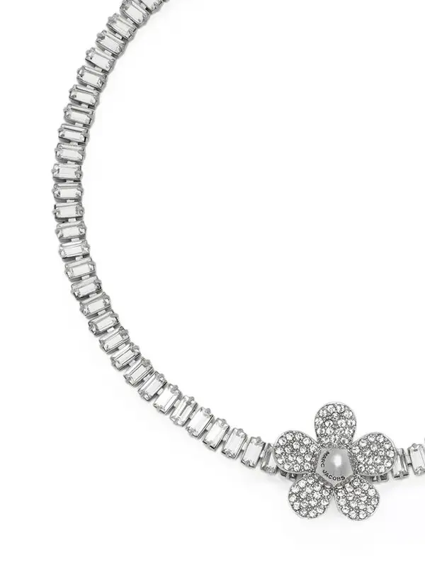 Marc Jacobs Daisy Pavé Choker Necklace