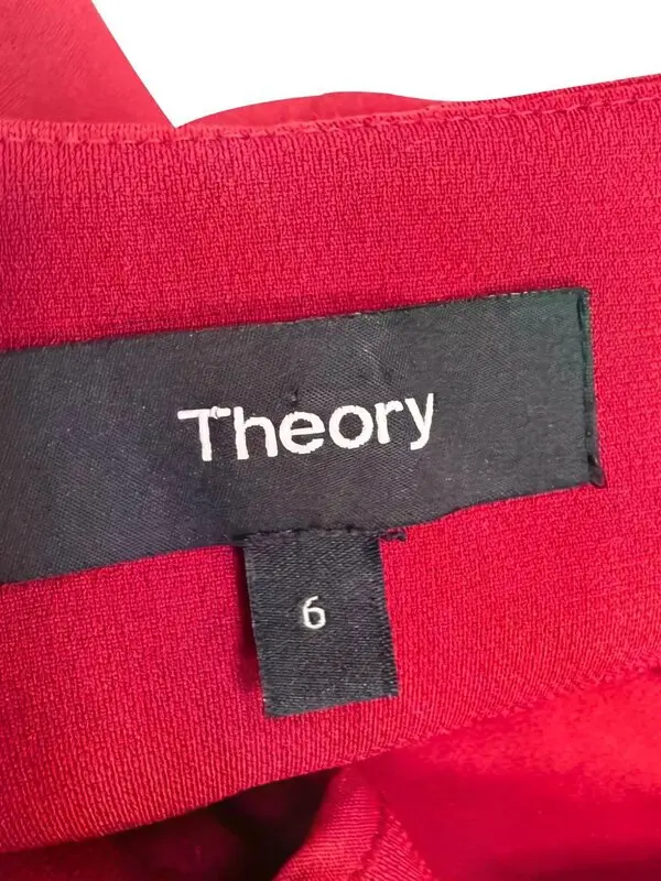 Theory Square-neck Flared Mini Dress