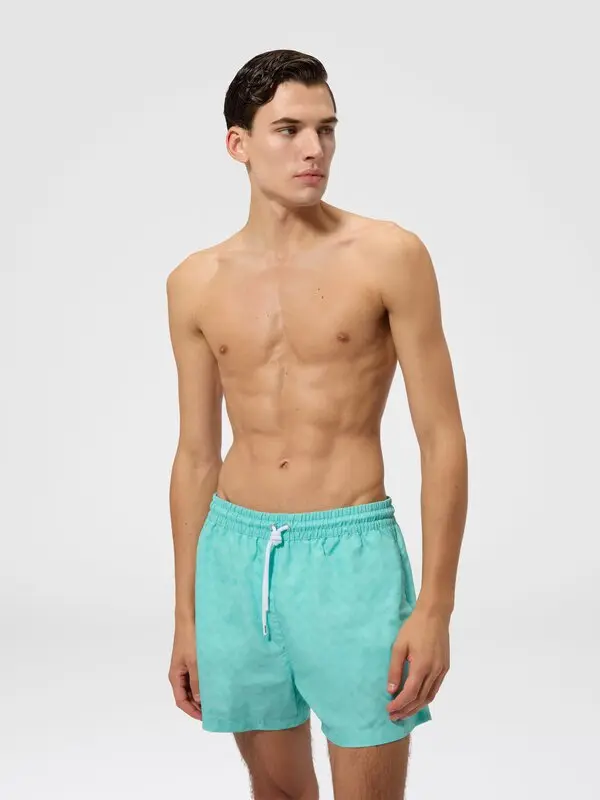 Missoni Mid-length Swim Shorts With Tone-on-tone Zigzag Print