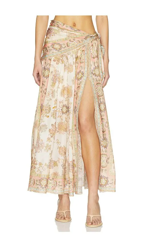 Zimmermann Scarf Midi Skirt