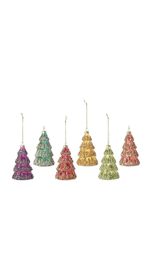 POPPY LANE Glitter Tree Ornament