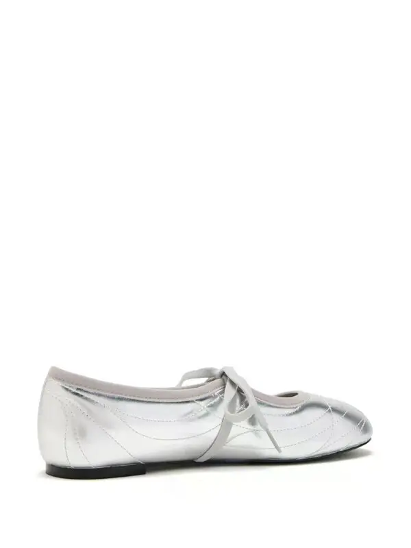 Jw Pei Erika Ballet Flats - Silver