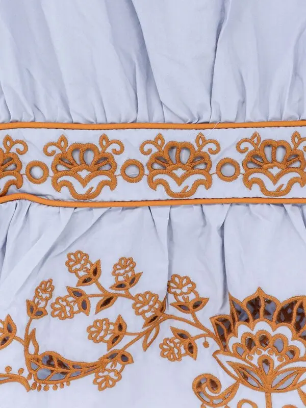 Farm Rio Cotton Shirt With Embroidery