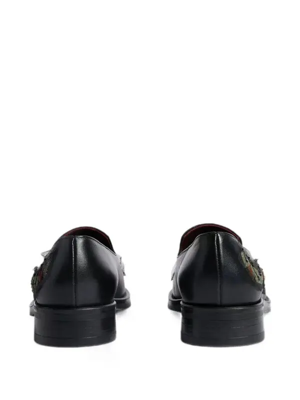 Antonio Marras Floral-embroidered Sequin-embellished Loafers