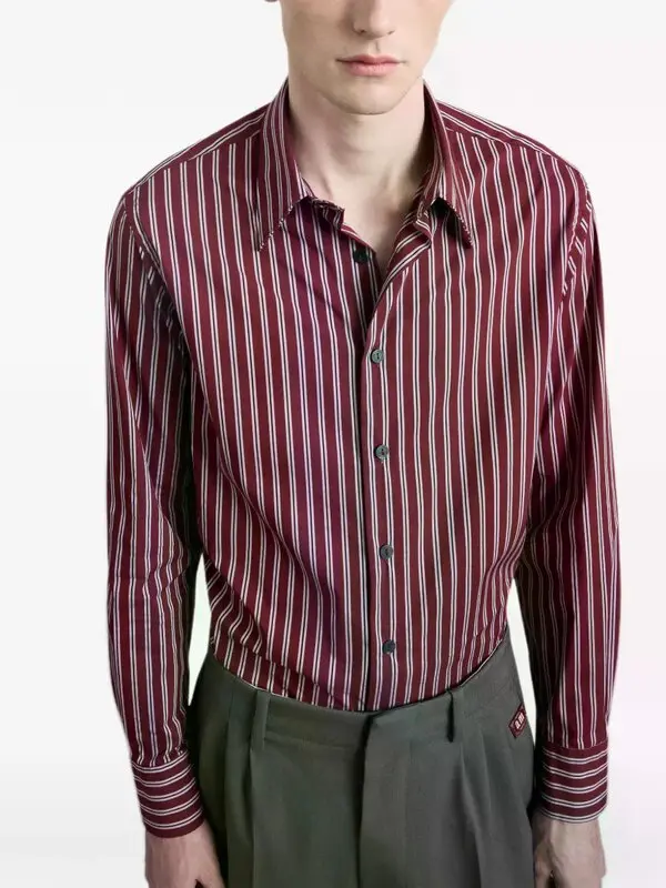 Antonio Marras Striped Pointed-collar Shirt
