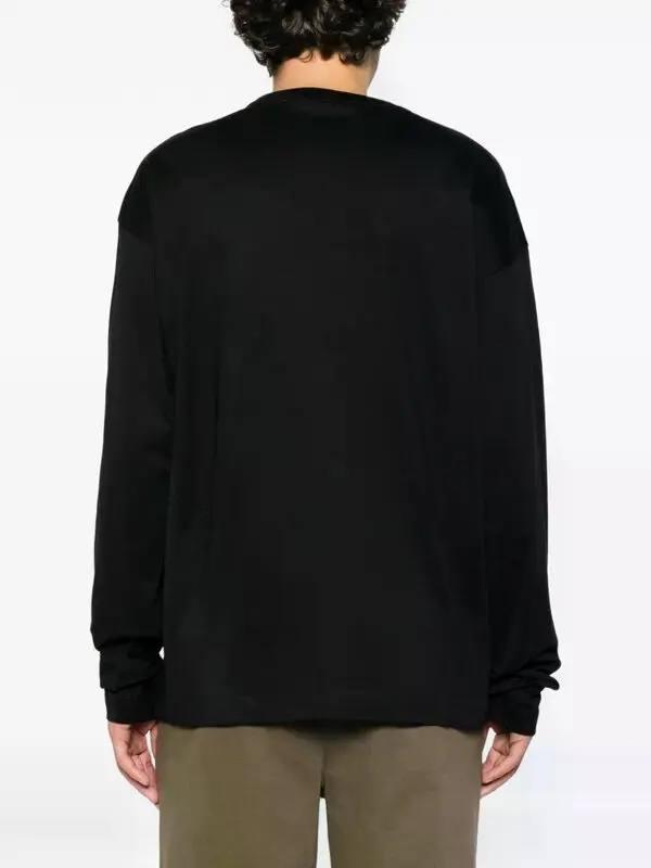 Kiton Logo-embroidered Long-sleeve Top