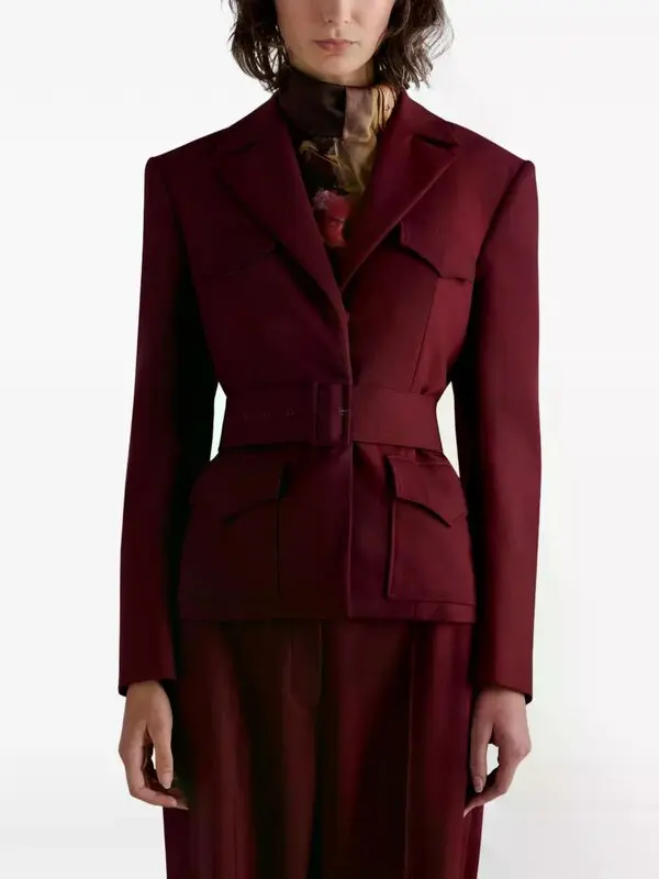 Antonio Marras Belted Single-breasted Blazer