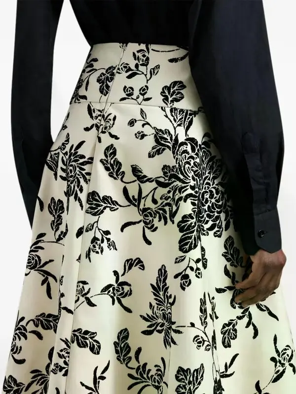 Antonio Marras Floral-print Circle Midi Skirt
