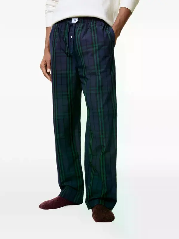 Burberry Check Cotton Pyjama Bottoms