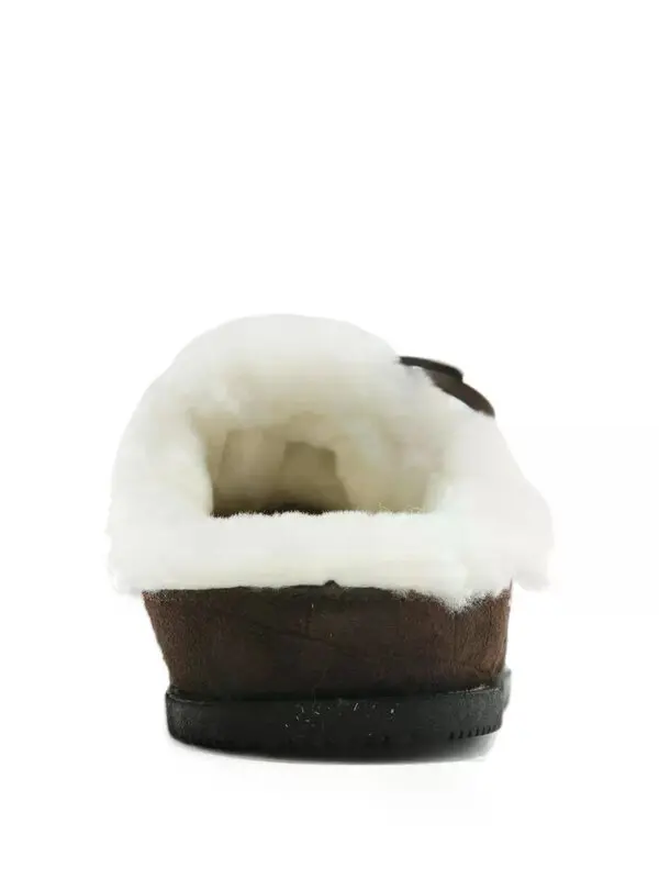 Good News Croc-effect Faux-shearling Loafers
