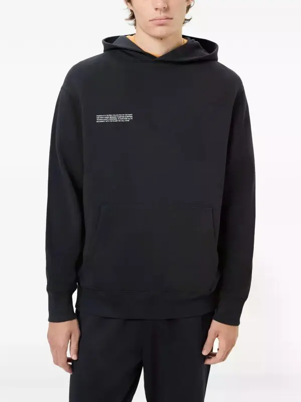 PANGAIA Text-print Midweight Hoodie