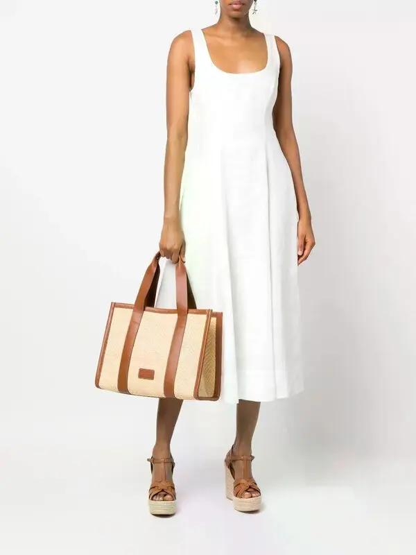 ASPINAL OF LONDON Small Henley Raffia Tote Bag