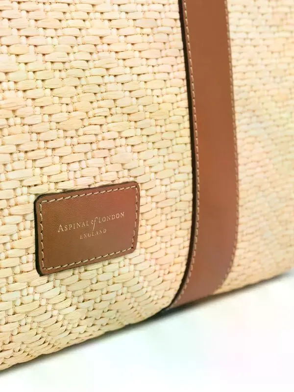 ASPINAL OF LONDON Small Henley Raffia Tote Bag