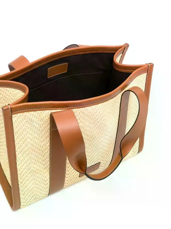ASPINAL OF LONDON Small Henley Raffia Tote Bag