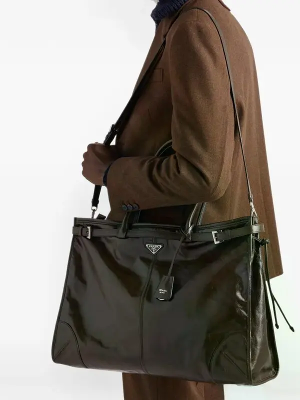 Prada Bonnie Leather Tote Bag