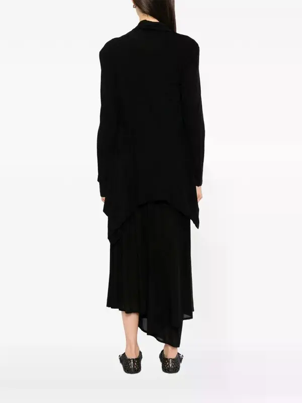 Yohji Yamamoto High-twisted Shoulder-gusset Cardigan