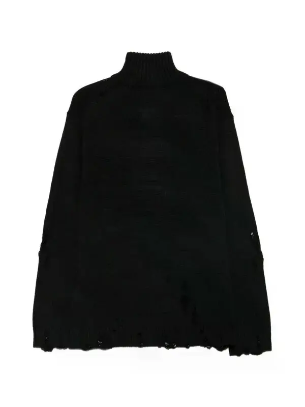 Yohji Yamamoto High-neck Zip-up Cardigan