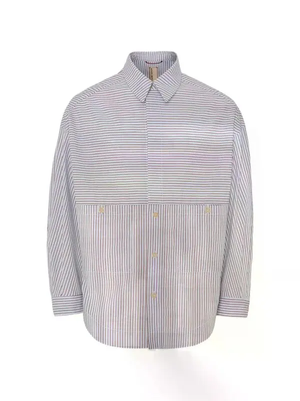 Antonio Marras Striped Oversized Shirt