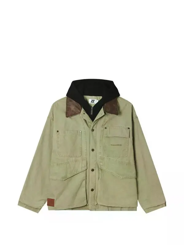 Izzue Hooded Panelled Jacket