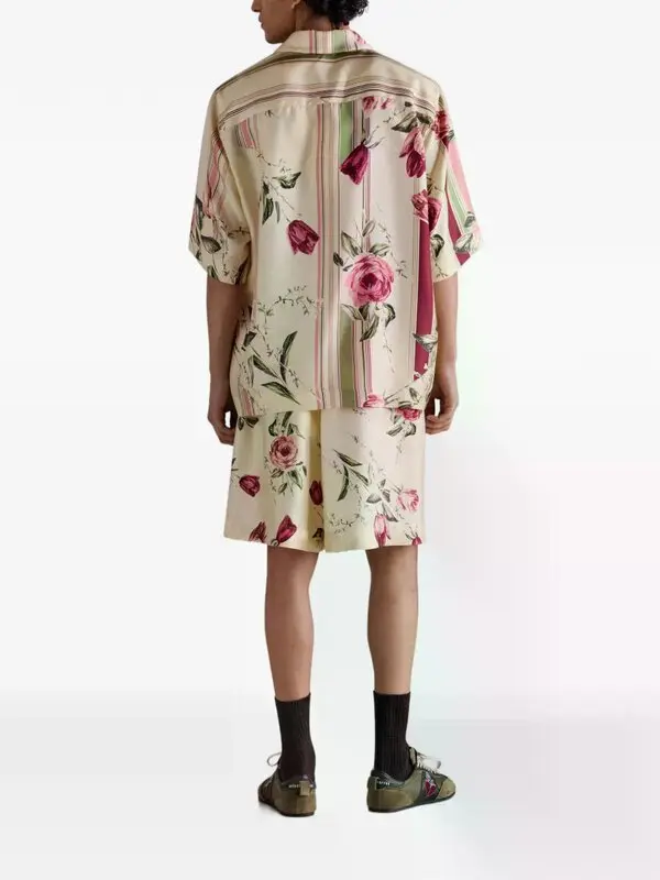 Antonio Marras Floral-print Silk Shirt