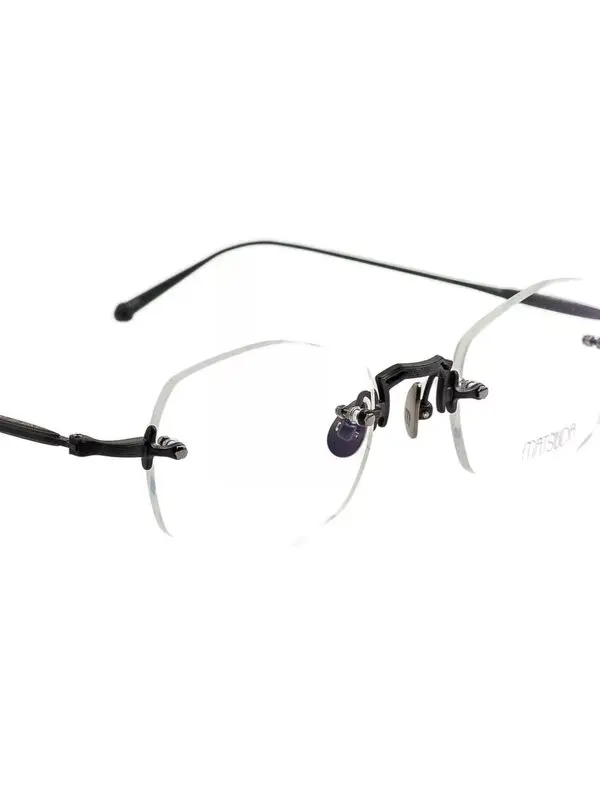 Matsuda M5015 Rimless Geometric-frame Glasses
