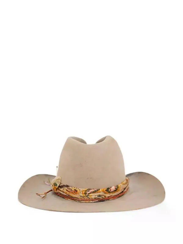 Nick Fouquet Mustang Hatpaisley-band Wool-felt Hat