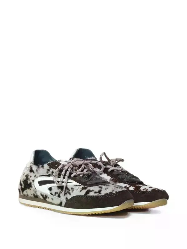 D.a.t.e. Animal-print Leather Sneakers