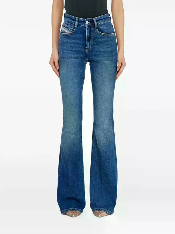 DIESEL® Bootcut Jeans High-waist 1973 D-partt