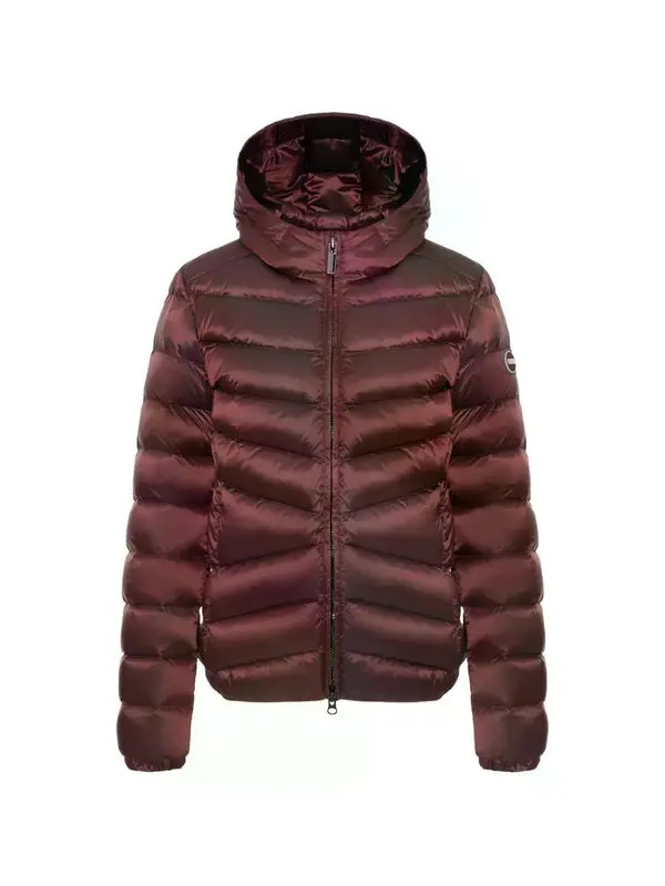 COLMAR Quilted Faux-fur Hood Down Jacket - Red
