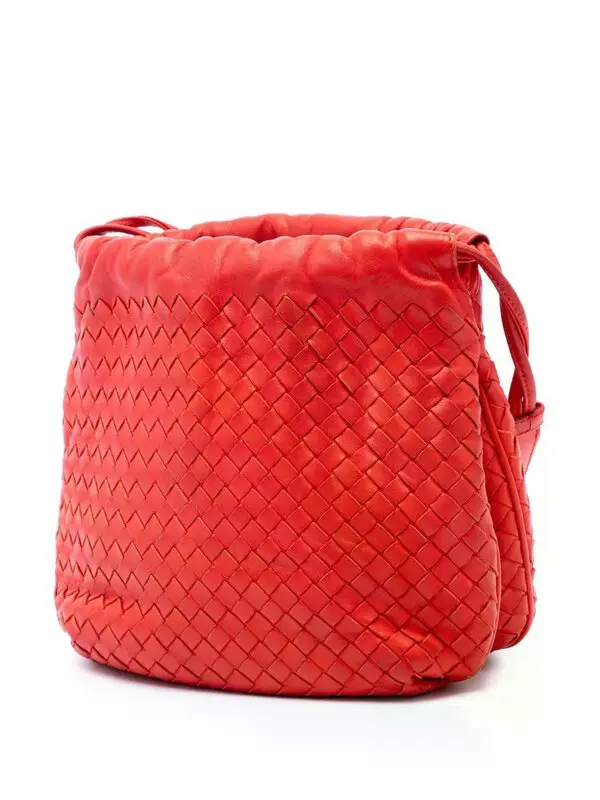 Bottega Veneta 2012-2026 Nappa Intrecciato Drawstring Crossbody Bag