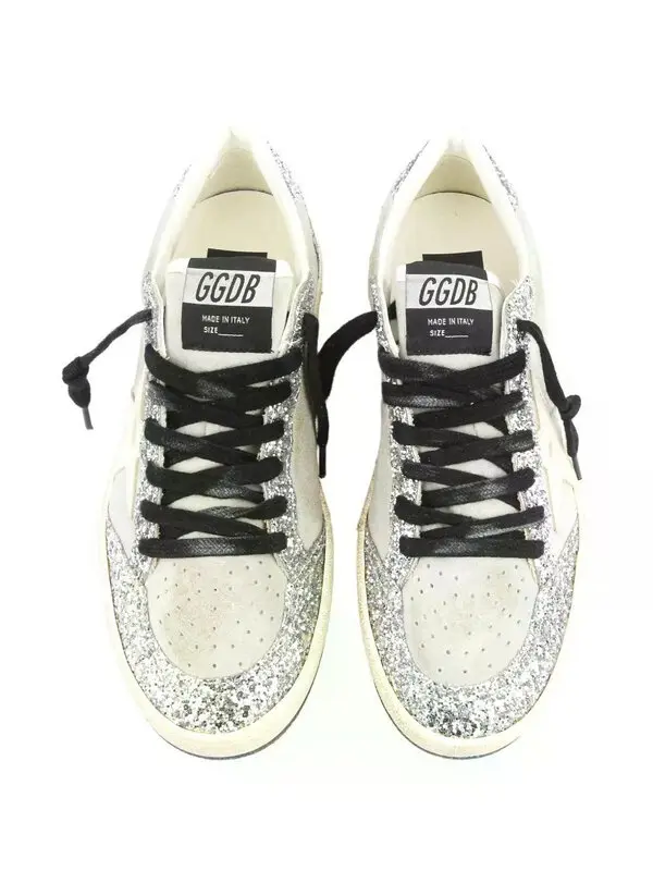 GOLDEN GOOSE Ball Star Glitter-embellished Sneakers