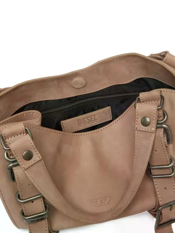 DIESEL® D-one-small Top-handle Bag In Treated Leather