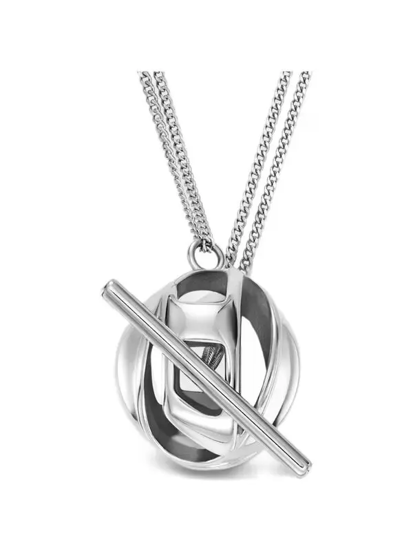 DIESEL® Stainless Steel Pendant Necklace