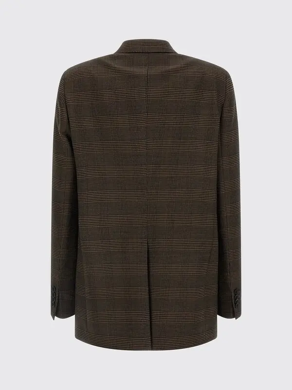 Tagliatore Relaxed Fit Double-breasted Tartan Blazer In Virgin Wool