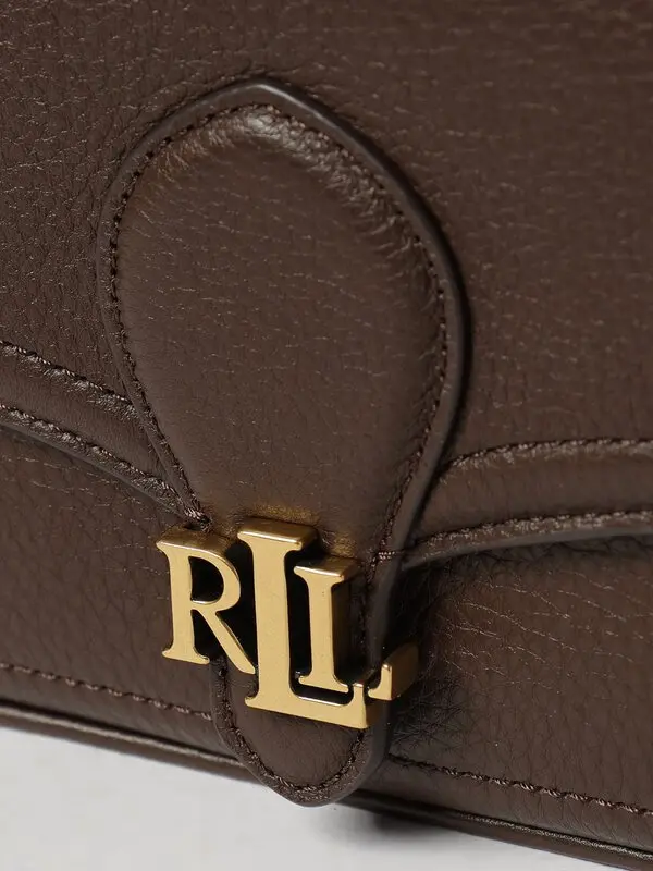 Ralph Lauren Monogram Grained Calfskin Mini Shoulder Bag
