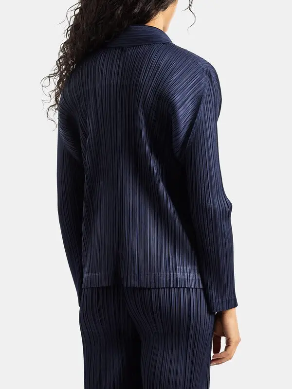 Issey Miyake Single-breasted Cropped Blazer