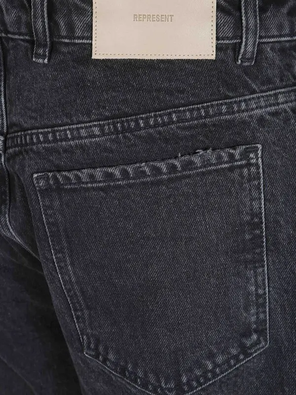 REPRESENT Heaton Mid-rise Straight Jeans In Stretch
