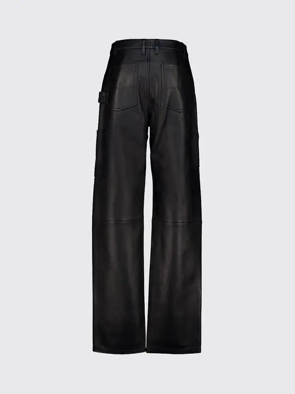 Altuzarra Mills High-waisted Straight-leg Pants In Lambskin Leather