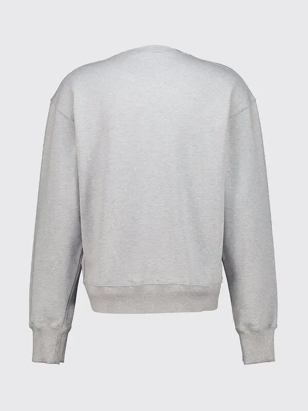 Alexander McQueen Crewneck Cotton Sweatshirt With Dropped Shoulders