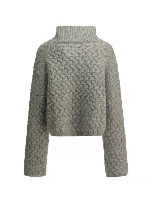 Fedeli Cruz Lima Basket-weave Raglan-sleeve Sweater