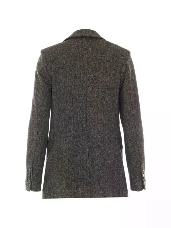 RUE DU BAC Herringbone Single-breasted Blazer