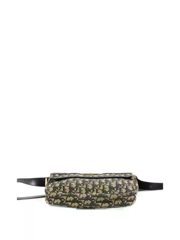 Dior 1980s Trotter Shoulder Bag - Blue