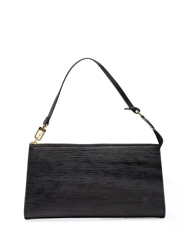 LOUIS VUITTON 1998 Epi Pochette Accessoires Shoulder Bag - Black