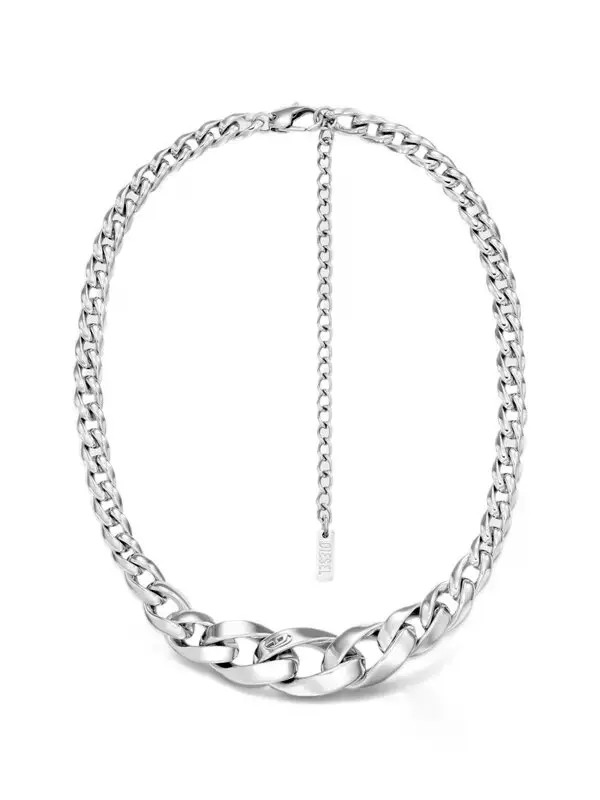 DIESEL® Stainless Steel Chain Necklace - Silver