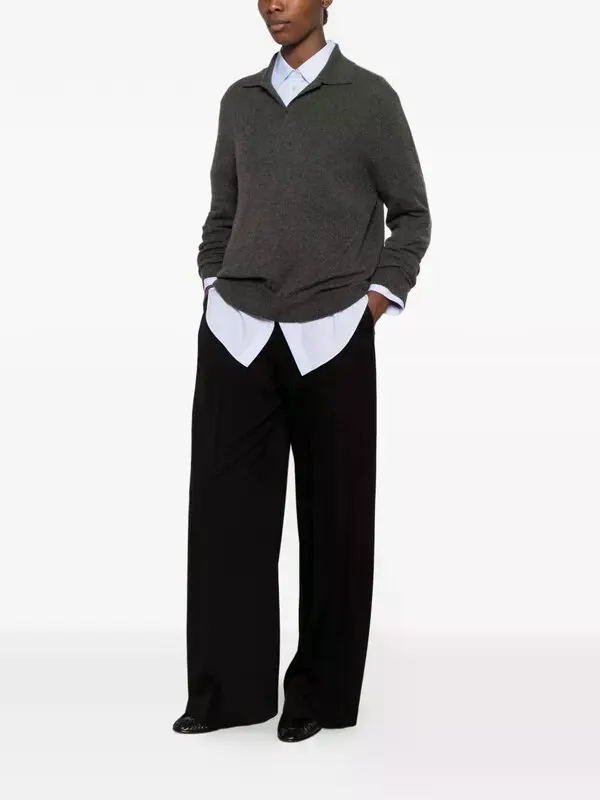 THE ROW Oashi Long-sleeve Sweater - Grey