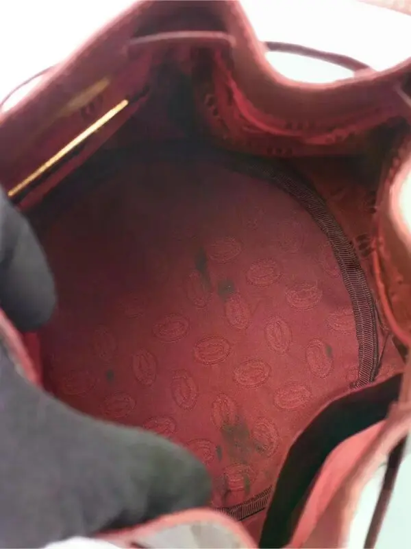 Cartier 1980-1990 Must De Leather Bucket Bag