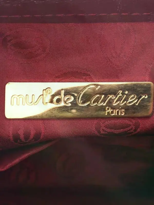 Cartier 1980-1990 Must De Leather Bucket Bag