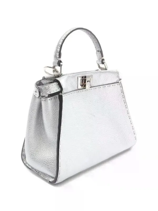 Fendi 2000-2010 Mini Selleria Peekaboo Iconic Satchel